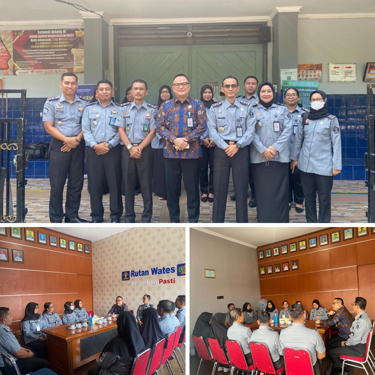 Kanwil Kemenkumham DIY Monev Manajemen PNS UPT Wilayah Kulon Progo