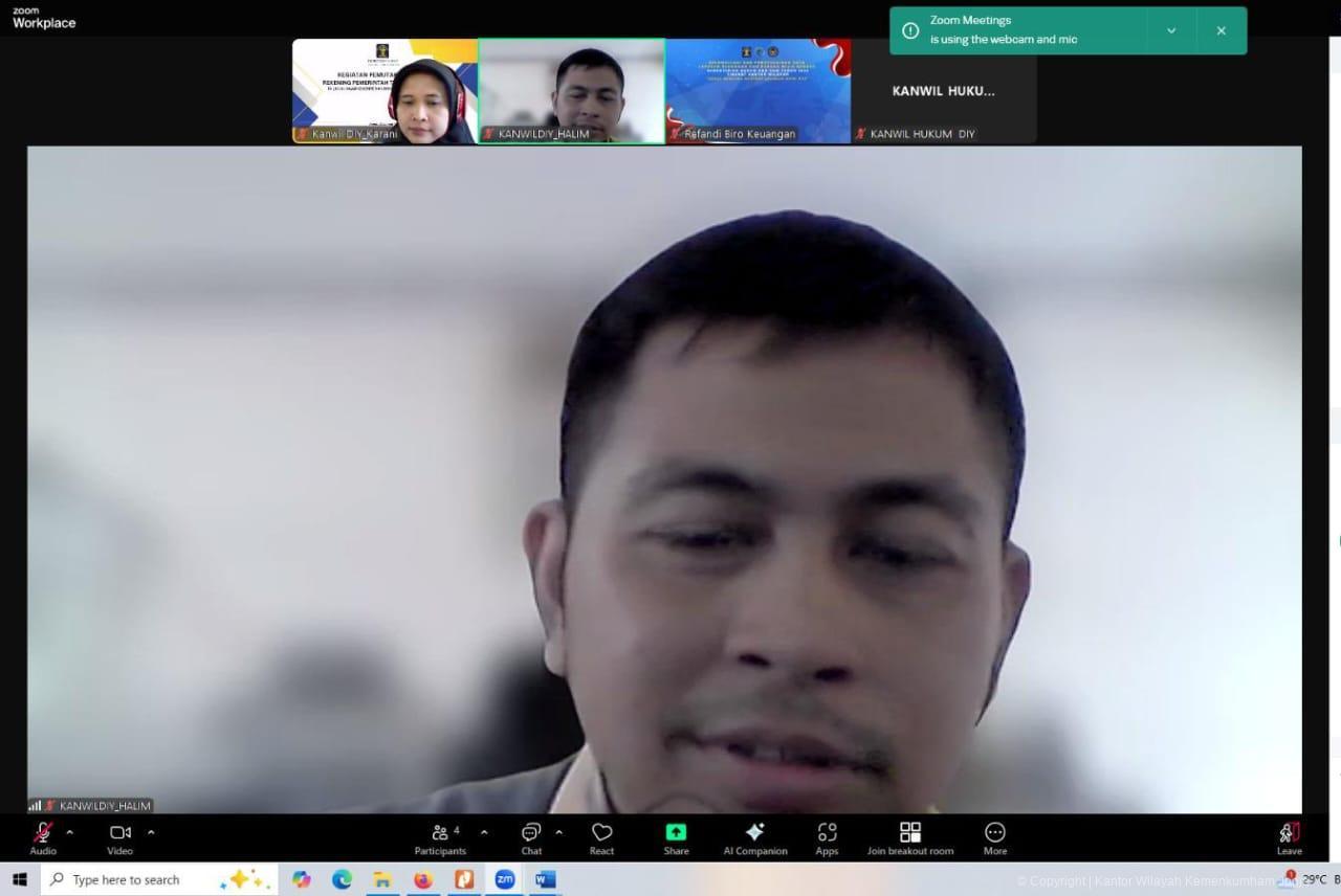 Kanwil Kemenkum DIY Ikuti Rekonsiliasi dan Pemutakhiran Data Laporan Keuangan dan BMN Tahun 2024 ...