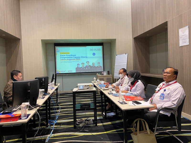 Paparkan Capaian Kinerja, Kanwil Kemenkumham DIY Optimistis Raih Kinerja Terbaik di 2022