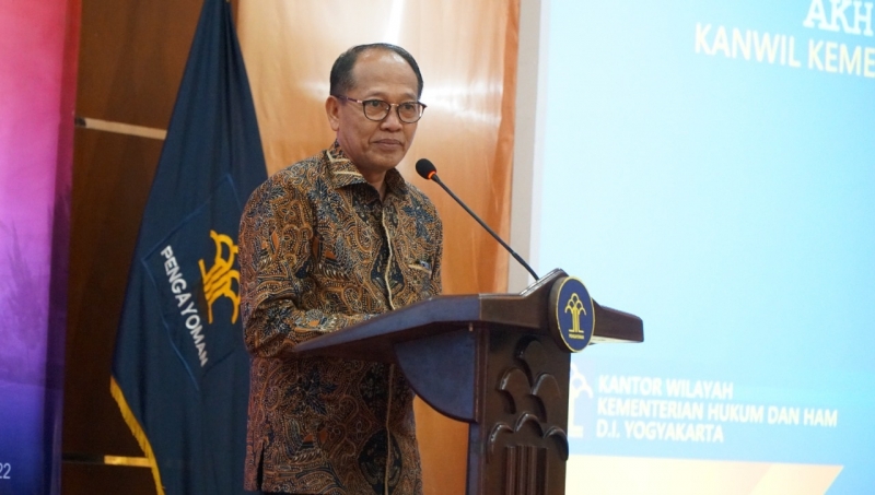 Refleksi Akhir Tahun 2022 Kemenkumham DIY, Semangat Kinerja PASTI Raih Prestasi