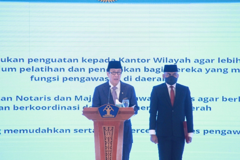 Kakanwil Kemenkumham DIY Dilantik Sebagai Majelis Kehormatan-Pengawas Notaris Wilayah