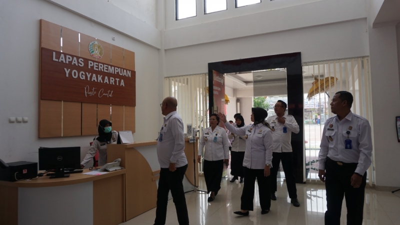 Tinjau Kondisi UPT, Kanwil Kemenkumham DIY Monitoring dan Evaluasi di Wilayah Wonosari