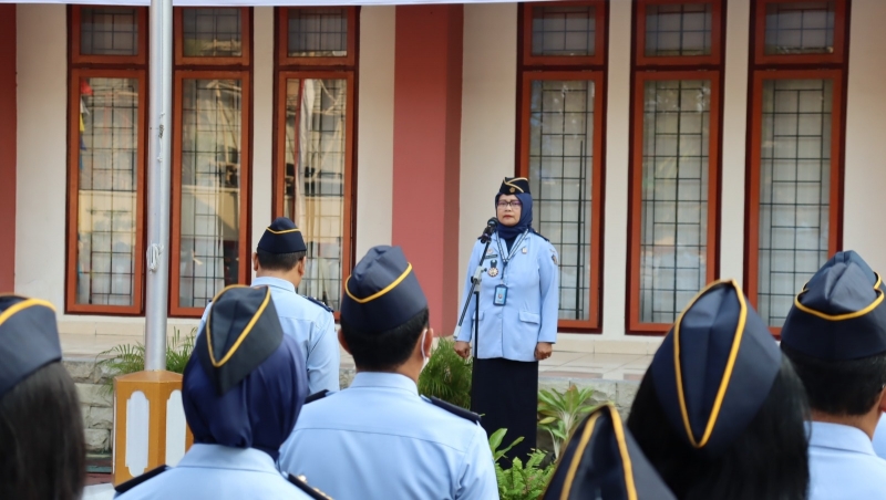 Kanwil Kemenkumham DIY Berkonsolidasi Internal Melalui Apel Pagi