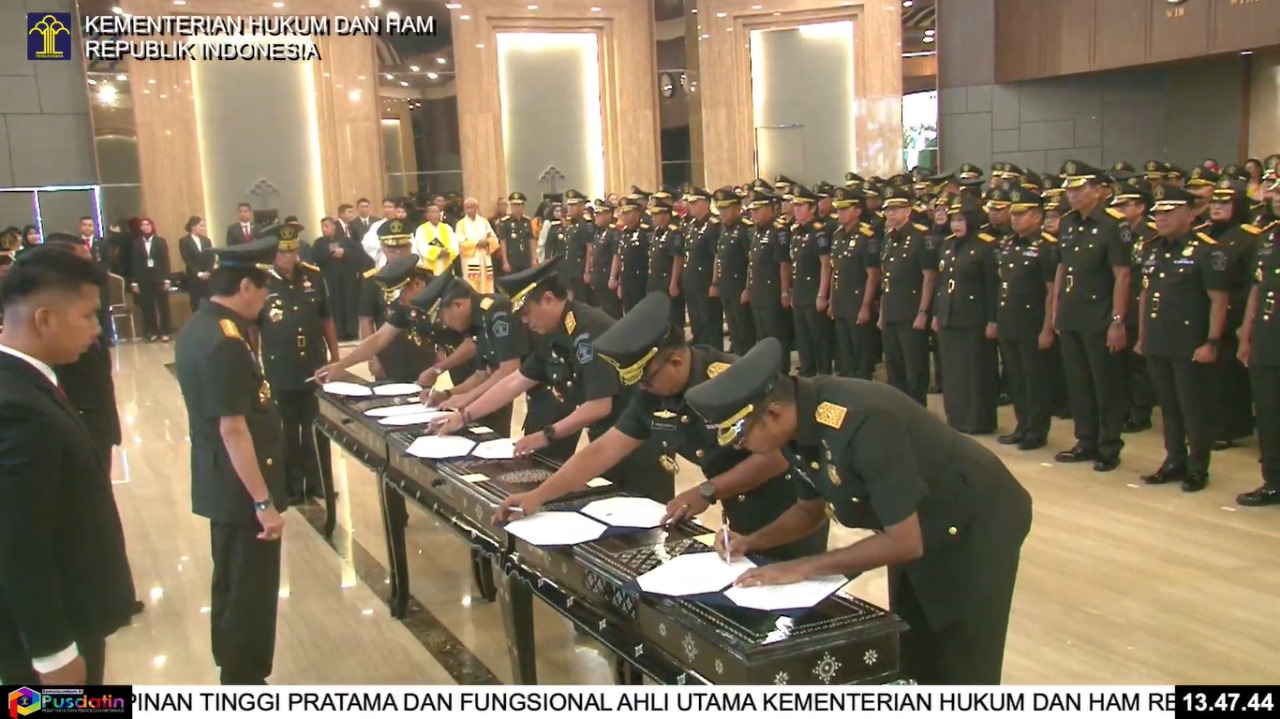Dilantik Menkumham, Kadiv Pemasyarakatan dan Administrasi Kemenkumham DIY Resmi Berganti