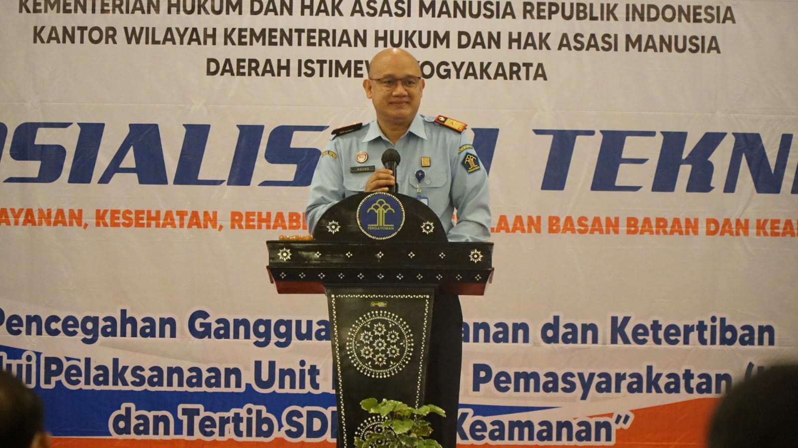 Tingkatkan Kewaspadaan Petugas Pemasyarakatan, Kemenkumham DIY Berikan Sosialisasi Teknis