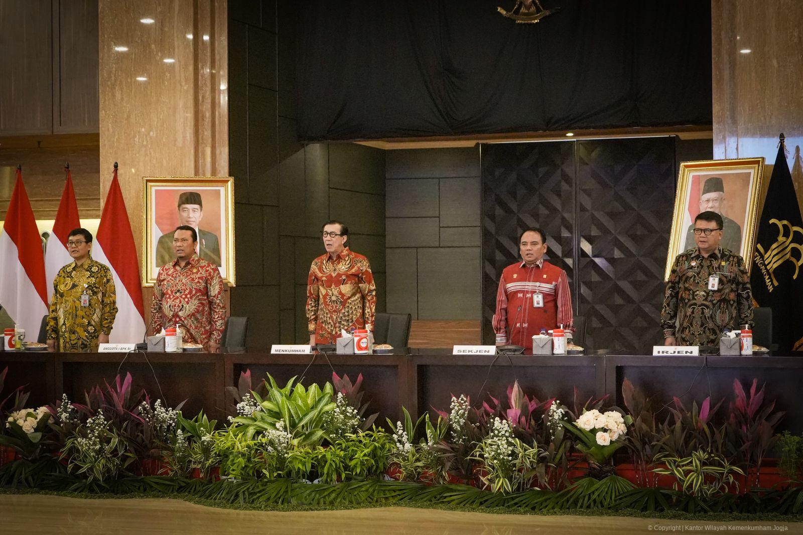 Kemenkumham RI Raih Opini "WTP" Wajar Tanpa Pengecualian ke-15 dari BPK RI